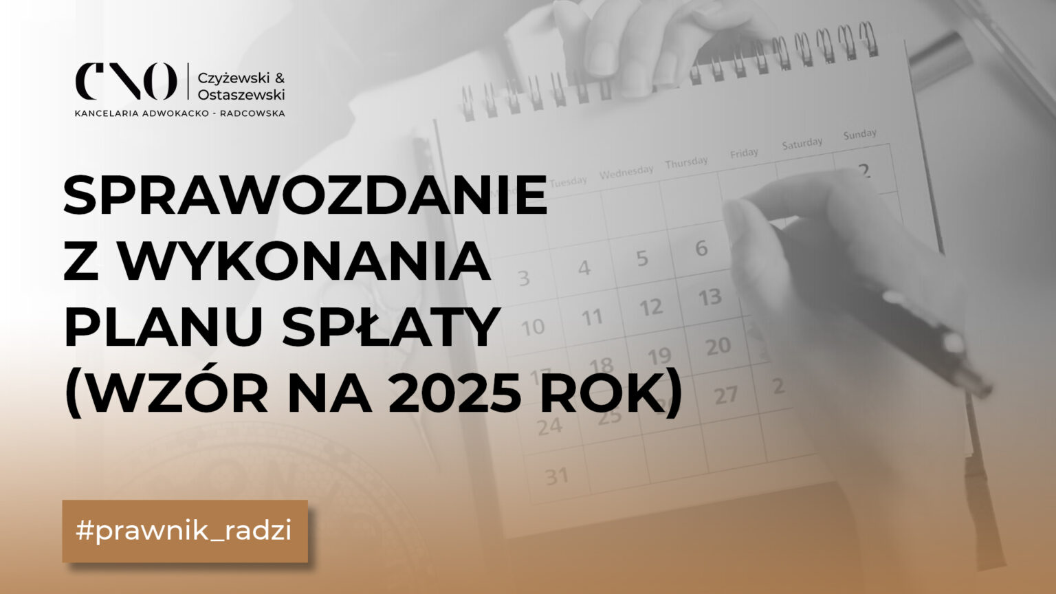 Sprawozdanie z wykonania planu spłaty – aktualny WZÓR na 2025 rok (sprawozdanie za rok 2024)